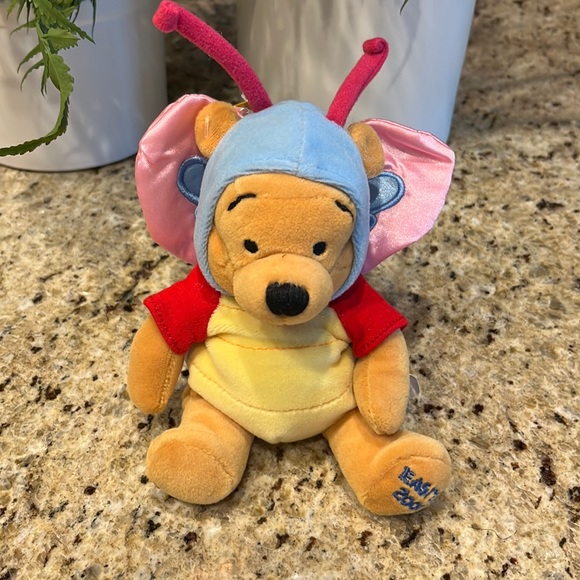 Disney | Toys | Disneys Butterfly Winnie The Pooh Beanie Baby | Poshmark